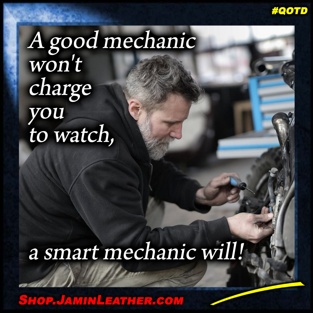 A good mechanic.... – Jamin Leather®